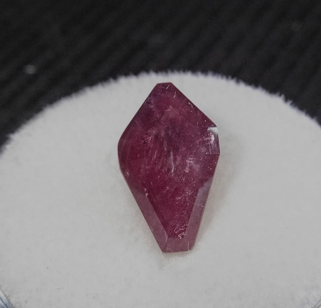 3.90ct SARCOPHAGUS CUT HEATED RUBY – Blaze-N-Gems